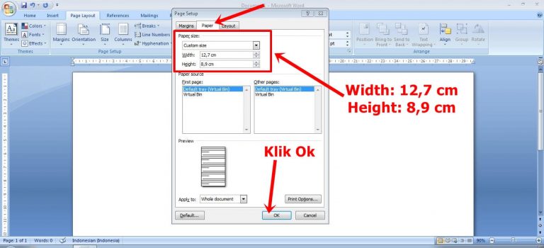 Ukuran Foto 3R Cara Print Di Microsoft Word Atau Photoshop ukuran-foto-3r-cara-print-di-microsoft-word-atau-photoshop